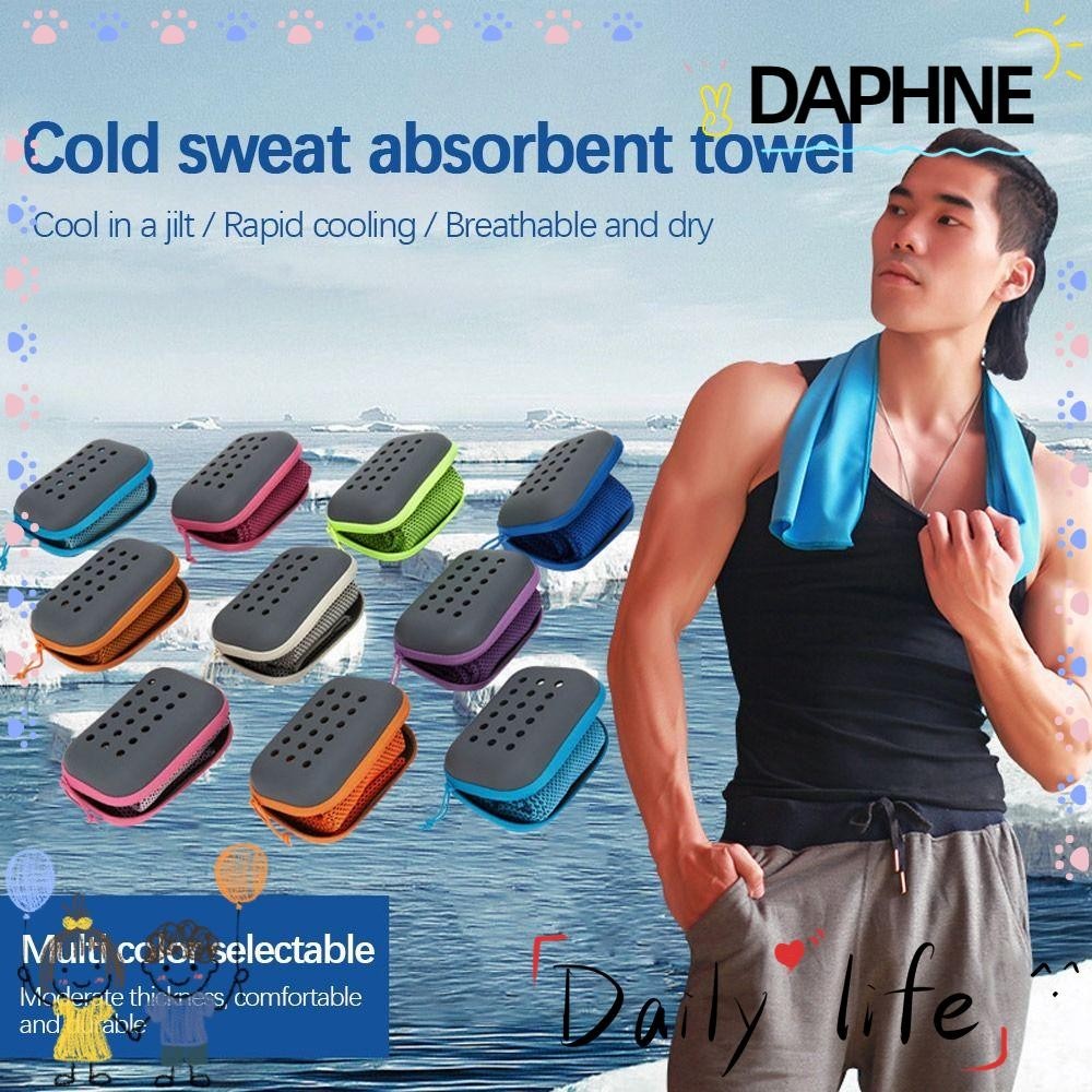 Daphne ผ้าขนหนูกีฬาเย็น EVA ชนิดบรรจุกล่องไมโครไฟเบอร์แห้งเร็วกีฬาผ้าขนหนูน้ําแข็งระบายความร้อน ...