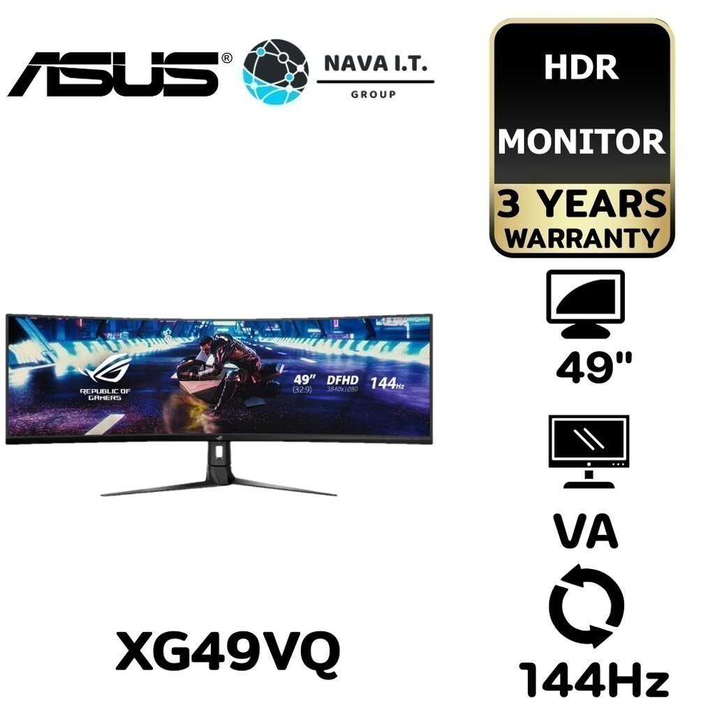 ⚡️กรุงเทพฯด่วน1ชั่วโมง⚡️ ASUS MONITOR จอมอนิเตอร์ ASUS XG49VQ 49 VA ...