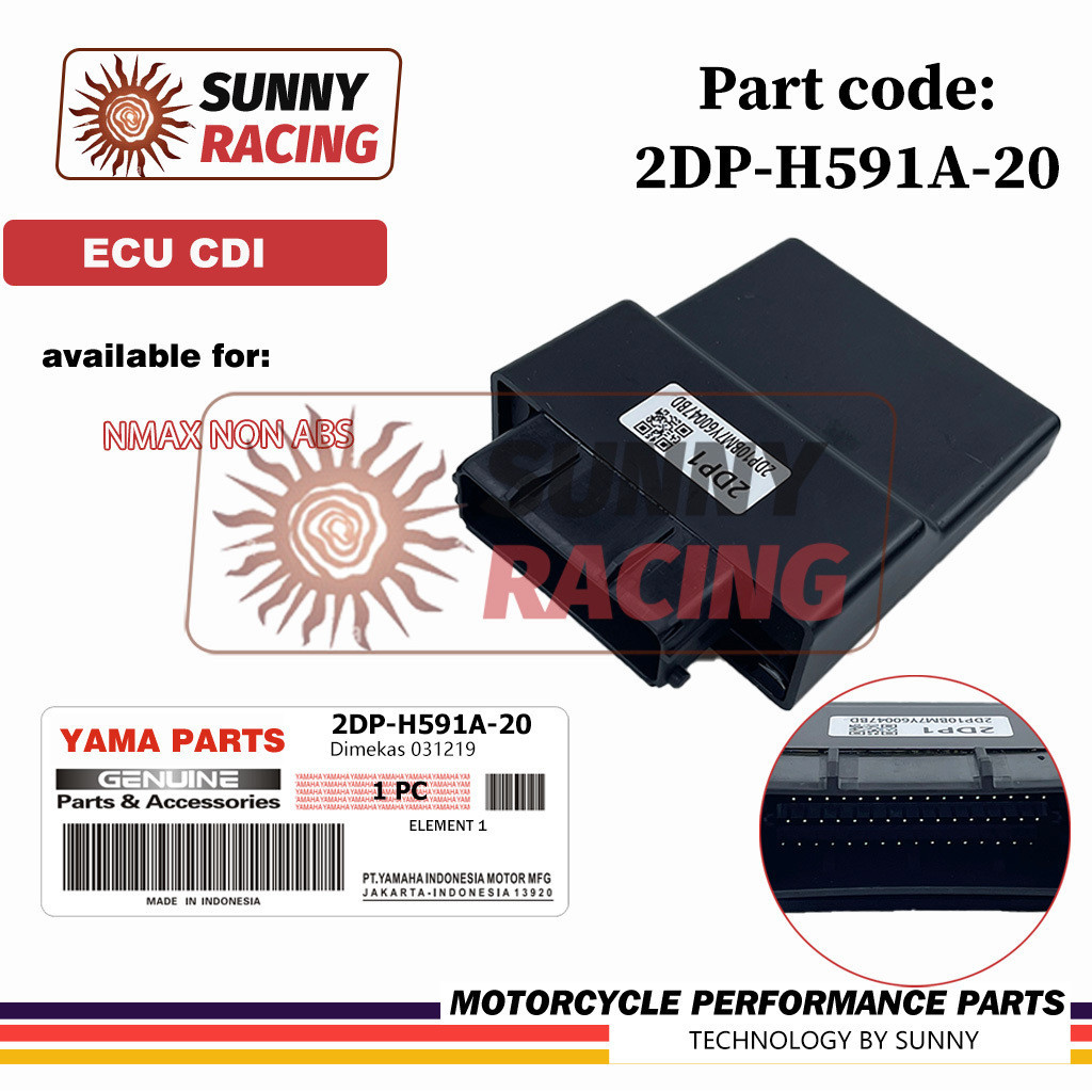 Ecu NMAX ABS 2DP1 NMAX NON ABS 2DP1 กล่อง ECU กล่องไฟ กล่องปลดรอบ Abs ...