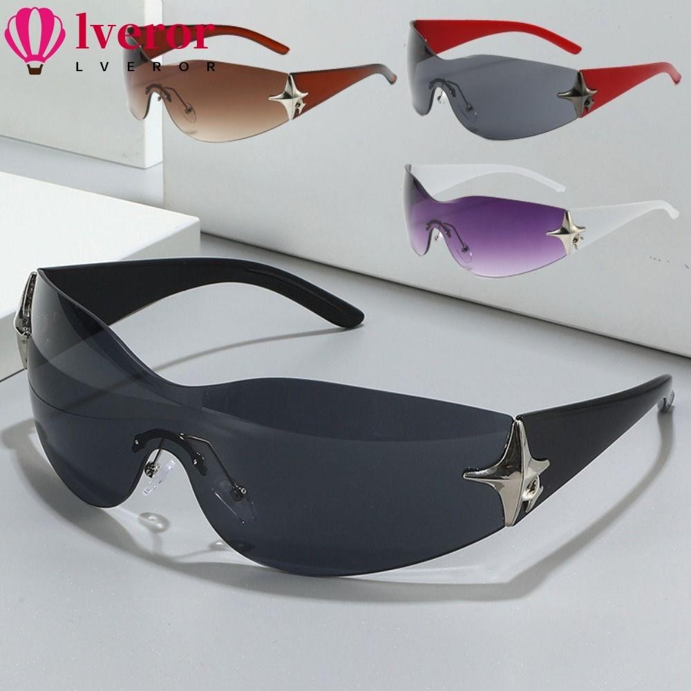 แว่นกันแดด LVEROR Stars, อุปกรณ์ปั่นจักรยาน Black Shades แว่นตามอเตอร์ไซค์, แว่นกันแดดกลางแจ้ง ...