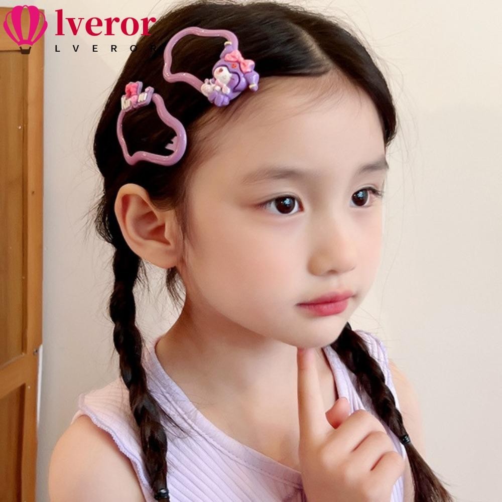 คลิปหน้าม้า LVEROR คลิปสตรอเบอร์รี่หมี Kuromi BB หลากสีสัน เครื่องประดับผมการ์ตูนน่ารัก ...