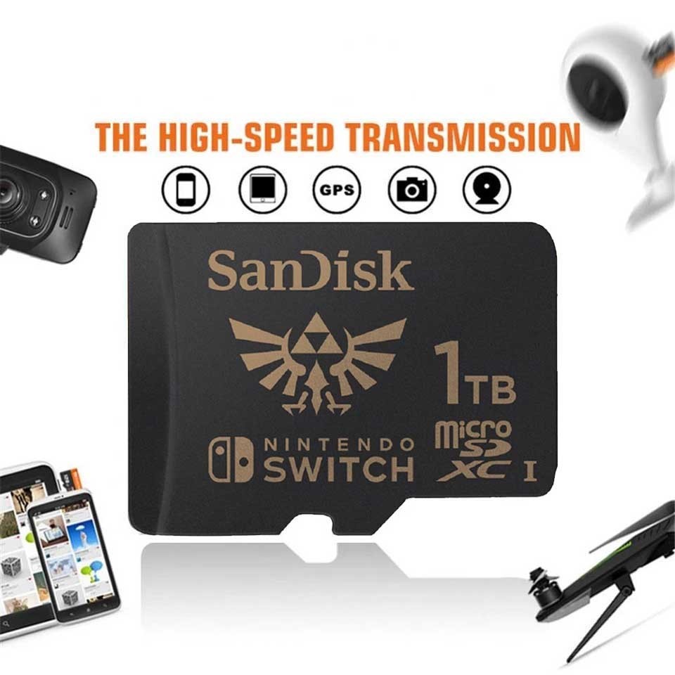 การ์ดหน่วยความจํา micro Card สําหรับ Nintendo-Switch 1TB Mixro SD การ์ด ...