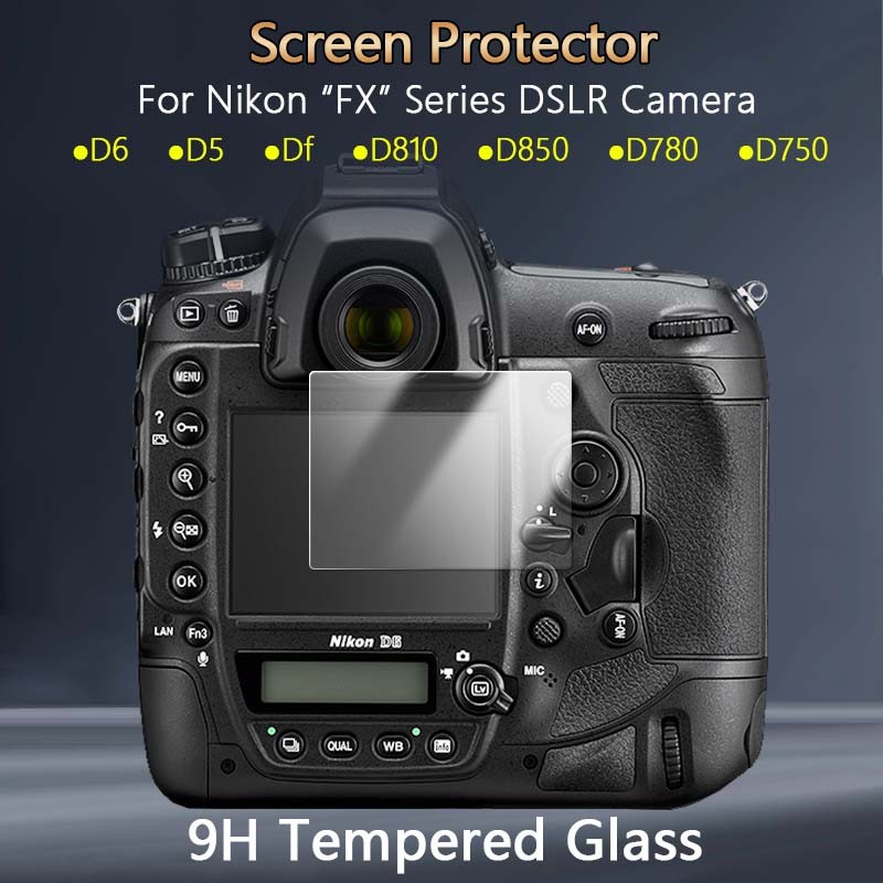 สําหรับ Nikon D6 D5 DF D810 D810A D850 D780 D750 D610 FX Series กล้อง DSLR HD Clear Slim 2.5D ...