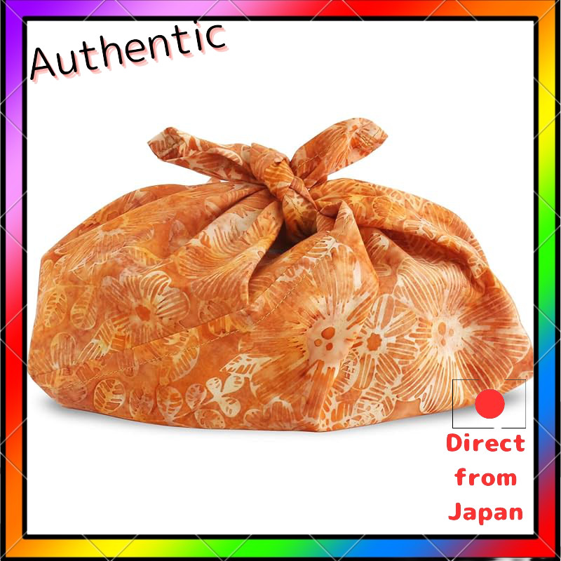 Indonesian Batik Azuma Bag S for Bento (Flower/Orange) | Shopee Thailand