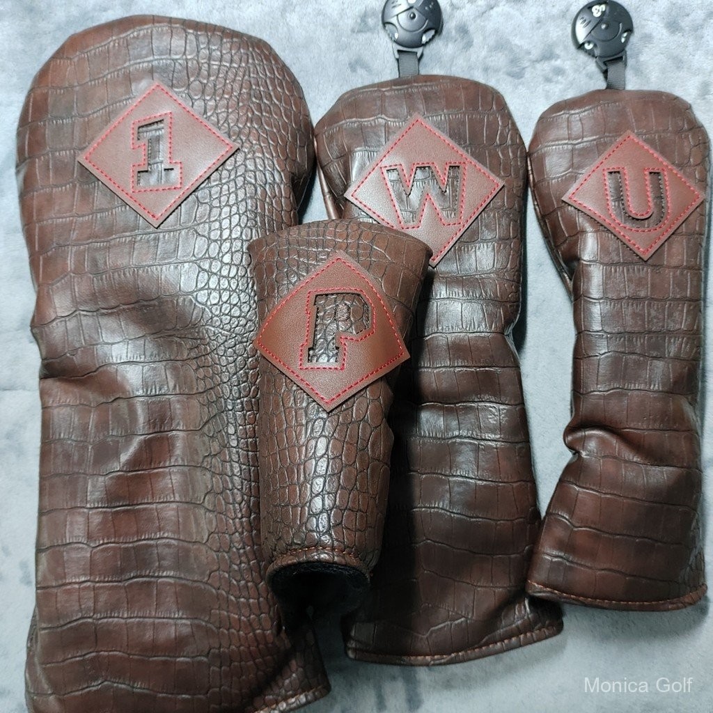 ปกไม้กอล์ฟลายจระเข้ วัสดุ PU กันน้ำ ปกไม้กอล์ฟ CMEK | Shopee Thailand