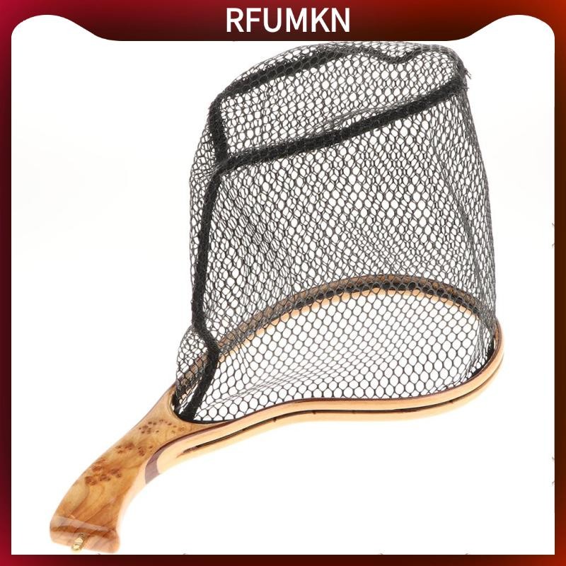 [rfumkn] Fly Fishing Landing Trout Net Net Handmade Wooden Frame Mesh ...