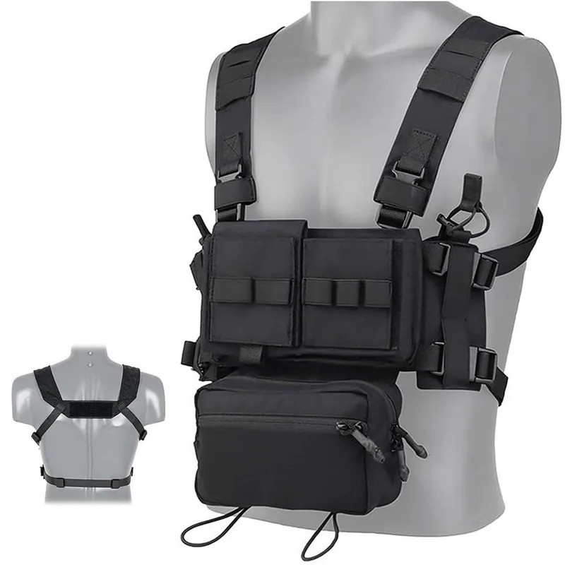 Chest Rig Multifunctional CS Field Molle Dangler Pouch Camouflage ...