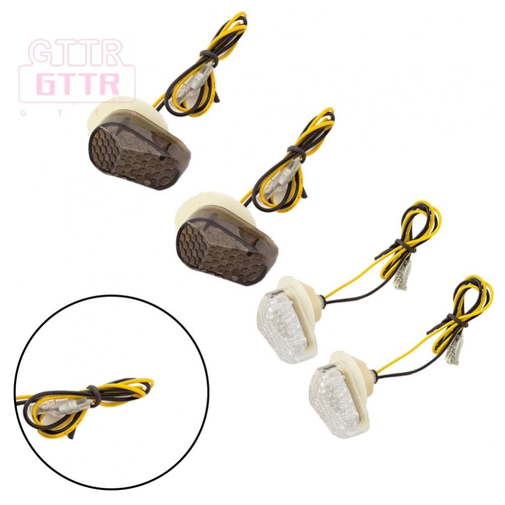 ไฟแสดงสถานะ LED สัญญาณไฟรถจักรยานยนต์ LED 5 SMD 8 มม. Amber Flashers ...