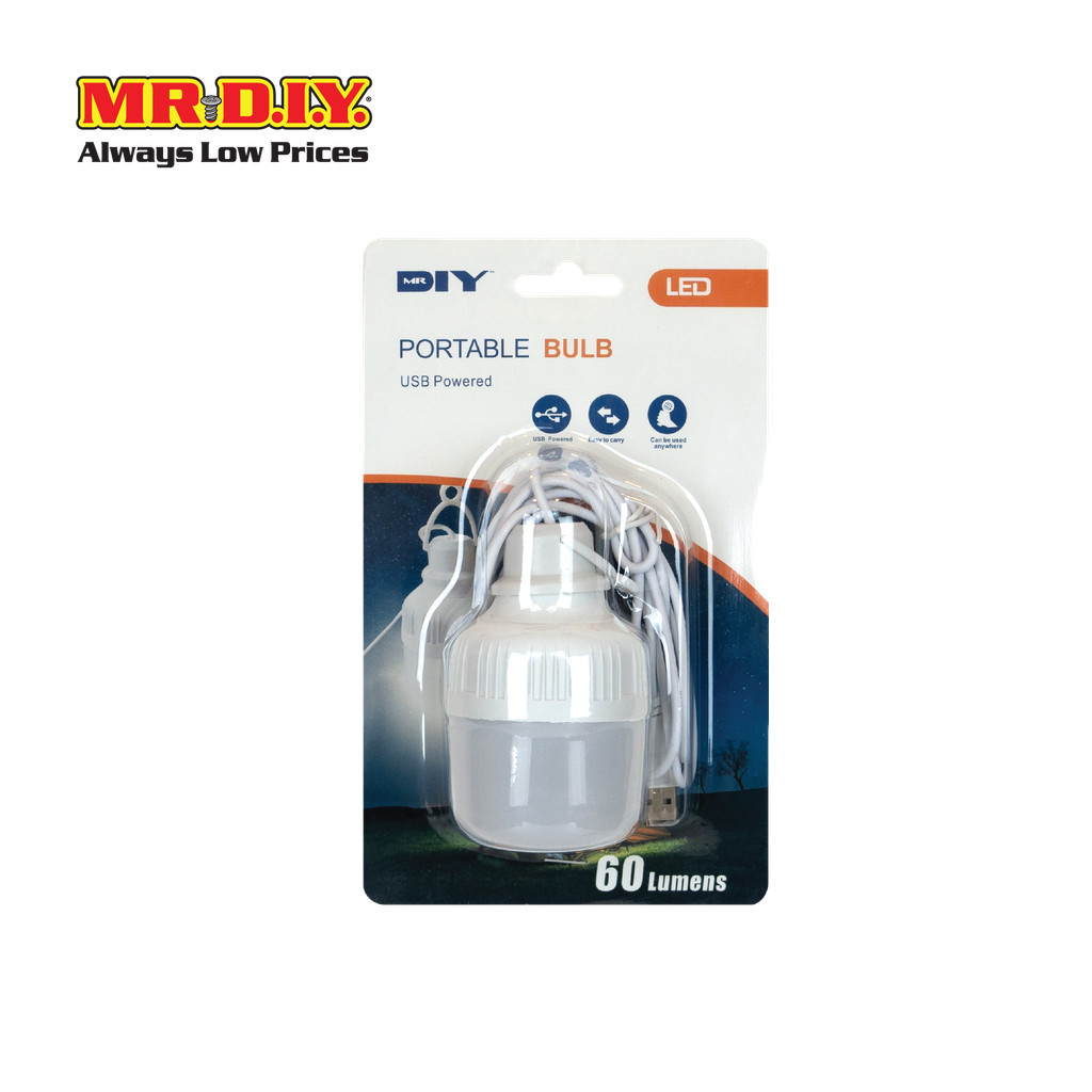 MR.D.I.Y หลอดไฟ LED แบบชาร์จ USB หลอดไฟพกพา รุ่น SP-P014 | Shopee Thailand