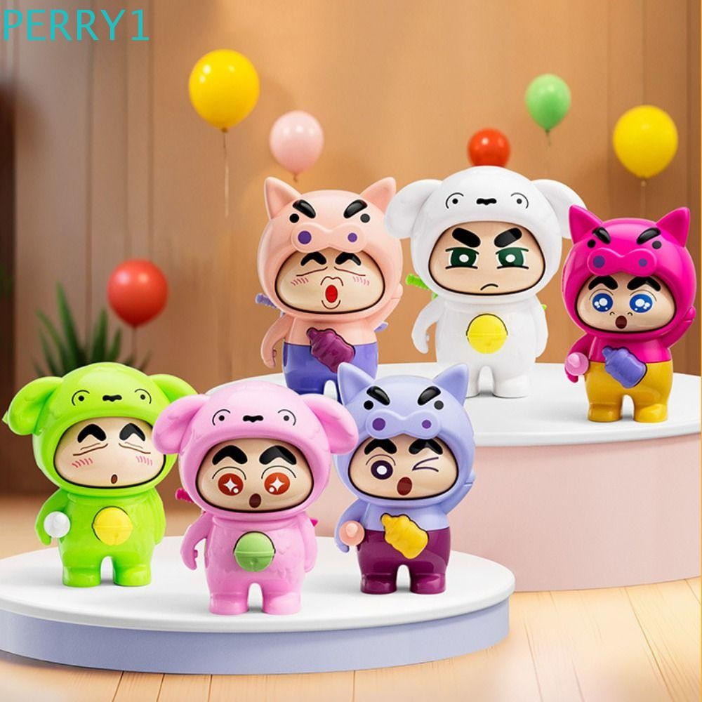 Perry Crayon Shin-chan ตุ๊กตาเปลี่ยนหน้า, พร้อมพวงกุญแจพลาสติก Shin ...