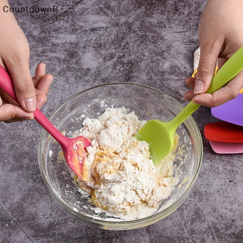 Co 1PC-ซิลิโคนครีมเบเกอรี่ Scraper Thicken เค้กไม้พายผสม Batter Scraper ...
