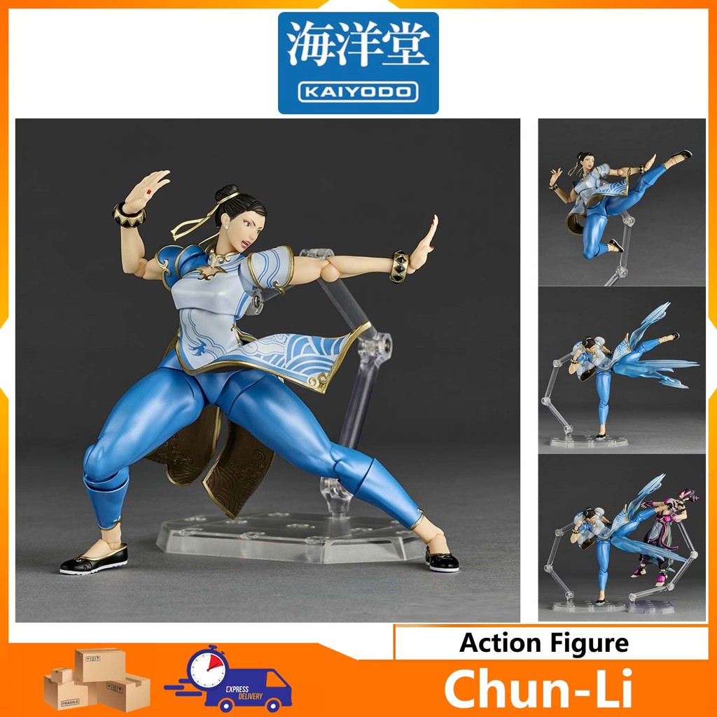 【KAIYODO】Chun-Li Action Figure height about 16cm Popular cartoon ...