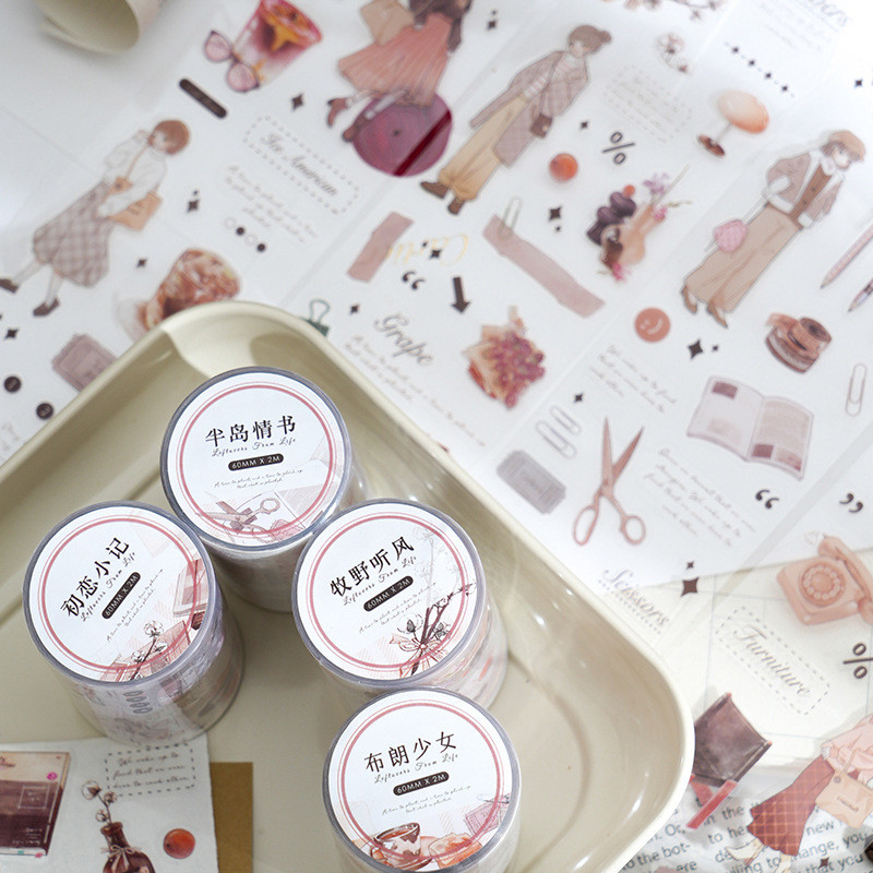 Enwei เทปวาชิ แบบนิ่ม กันน้ํา สําหรับตกแต่งสมุดภาพ 1 ม้วน | Shopee Thailand