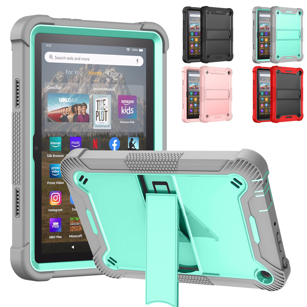 Amazon Fire HD 8 Plus 12th Gen 8.0 นิ้ว 2022 กรณีเด็กปลอดภัยซิลิคอน PC ...