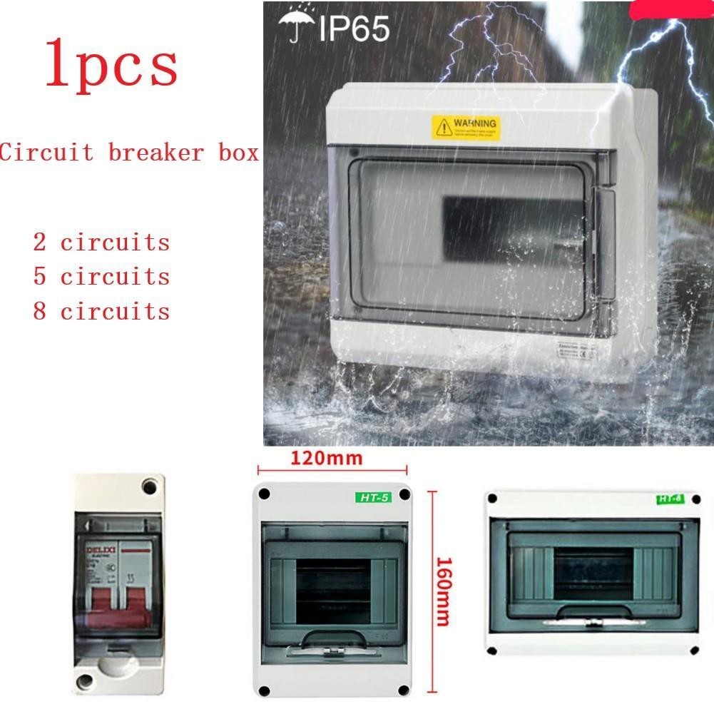 ⭐ขายบ ้ า⭐ 2 Way Garage Mini Consumer Unit 40A 30mA RCD + 2 MCB 's Fuse ...