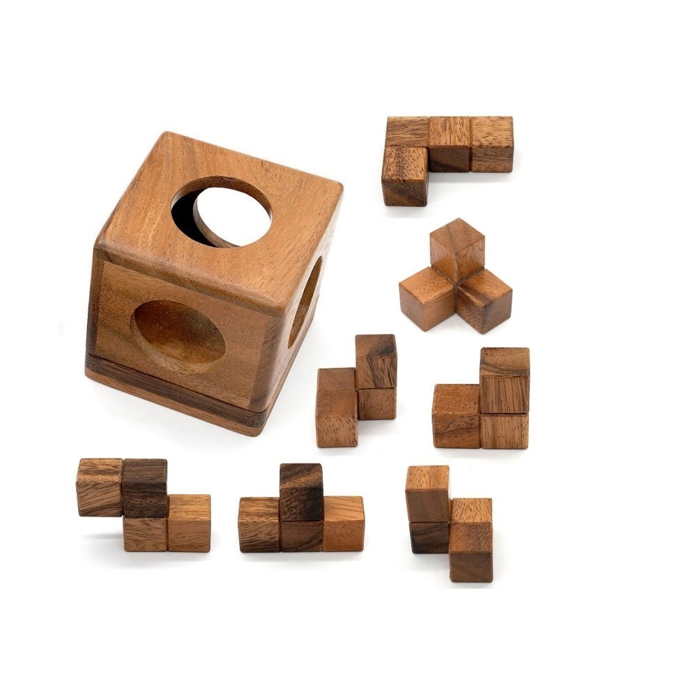 [โค้ดMallลดเพิ่ม10%]HB3F Soma Cube (M) เกมส์ลูกบาศก์โซมา เกมส์ไม้ปริศนา ...