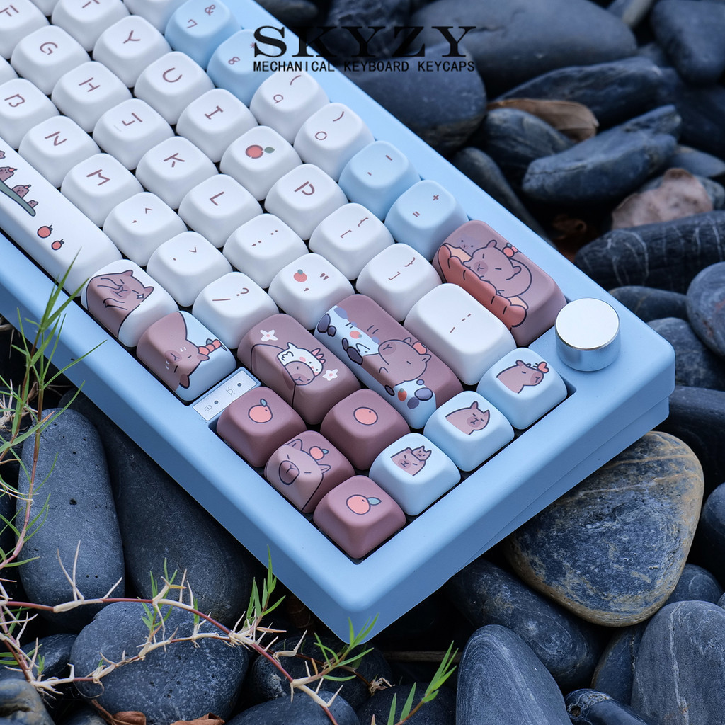 Capybara Keycaps SOA Profile สัตว์น่ารัก PBT Dye Sub คีย์บอร์ดเครื่องกล ...