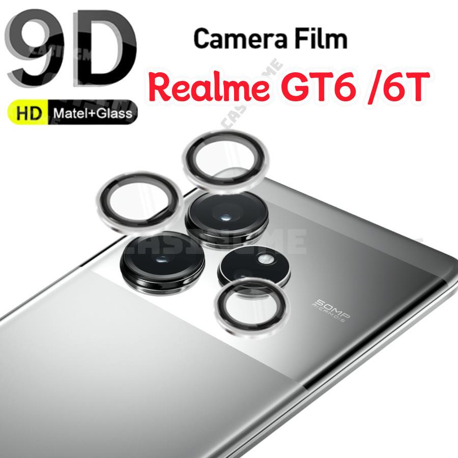 Realme GT6 2024 6T ตัวป้องกันเลนส์กล้องโลหะแหวนกล้องสําหรับRealme GT Neo 6GT GT6 RealmeGT6 Neo6 ...