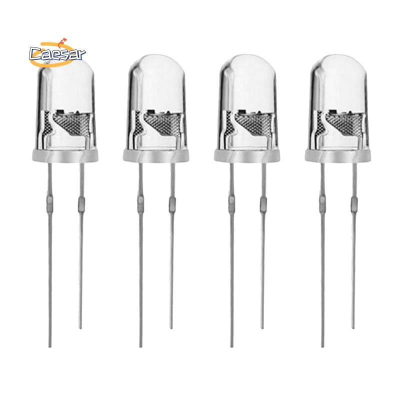 caesarA8100 ชิ้น/ล็อต 5 มม.รอบ Uv Led Diode Super Bright Water Clear ไฟ ...