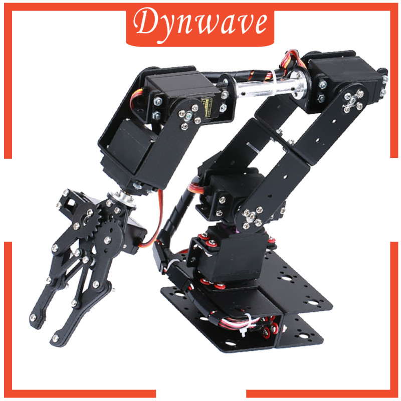 [Dynwave] 6-dof Mechanical Arm Claw Clamp DIY Assembly ชุดอุปกรณ์เสริมเพื่อการศึกษา, | Shopee ...