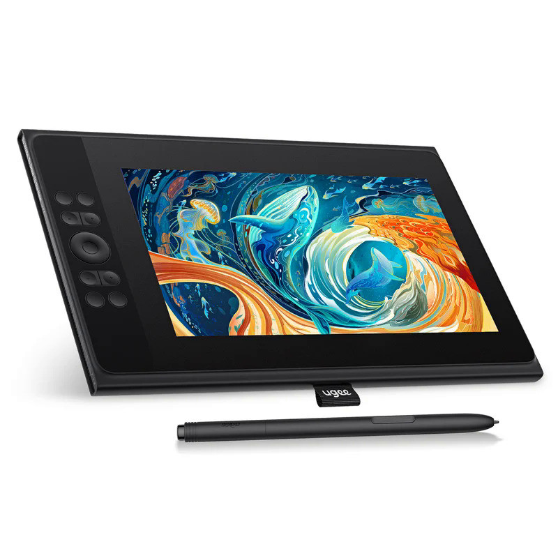 แท็บเล็ตปากกาดิจิตอล UGEE UE12 Plus พร้อมหน้าจอ HD 11.9 127%sRGB 8192 รองรับ Windows/mac/Android ...
