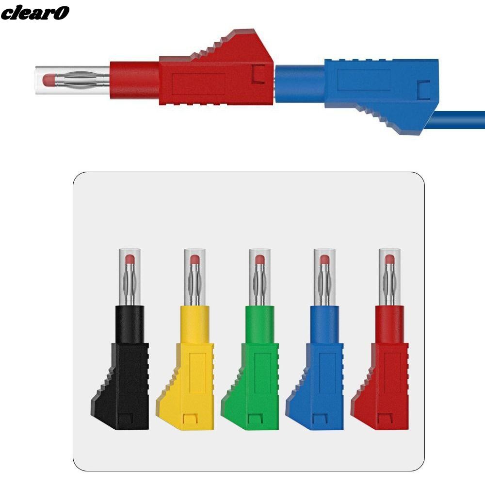 Clear0 4 มม.กล้วย Plug Assembly ทดสอบตะกั่วตัวเชื่อมต่อชาย Retractable ...
