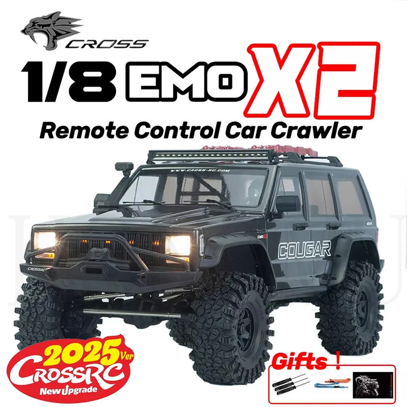รถโมเดลควบคุมระยะไกลไฟฟ้า CROSSRC 2025 EMO X2 COUGAR RTR 4WD 2.4GHz 1/8 ...