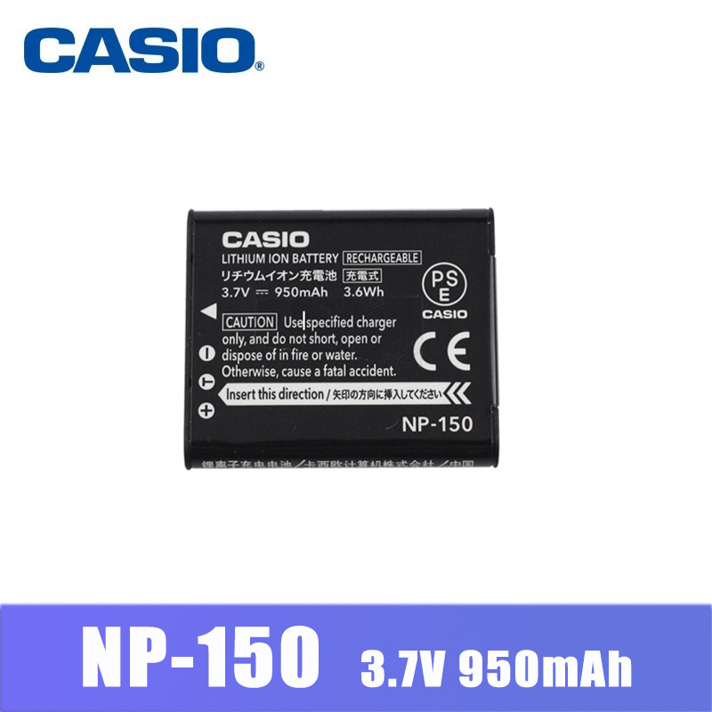 แบตเตอรี่กล้อง CCD สำหรับ Casio NP-150 สำหรับ GZE-1 EX-TR300 TR350S TR500 TR600 (ไม่มีกล่อง ...
