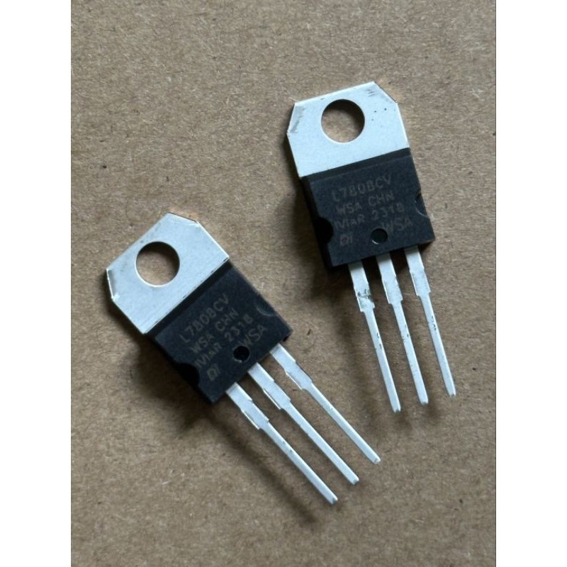1ชิ้น พร้อมส่ง L7808CVLinear Voltage Regulator, 7808, Fixed, Positive ...