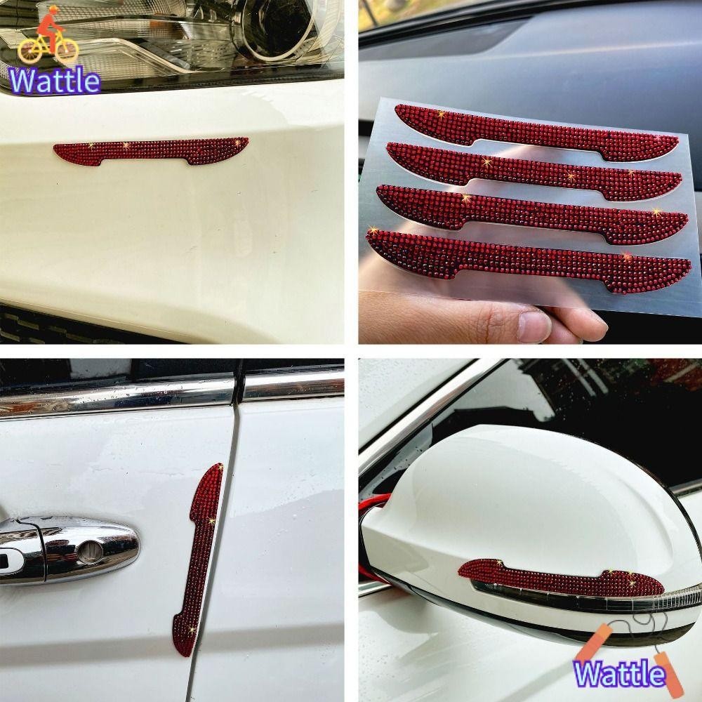 Wattle 4 PCS Anti-scratch Strip, กันชนอุปกรณ ์ เสริมประตู Anti ...