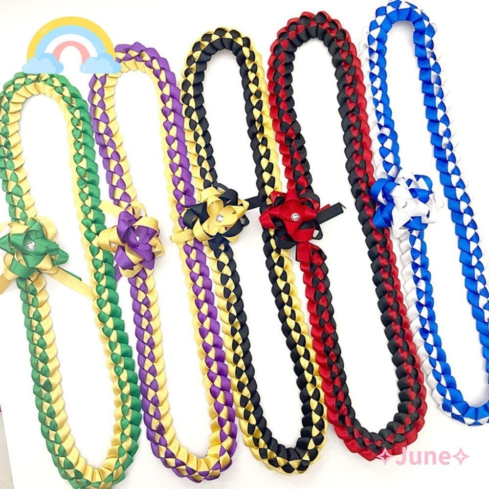มิถุนายน Graduation Leis, Handmade Ribbon Graduation Ribbon Garland ...