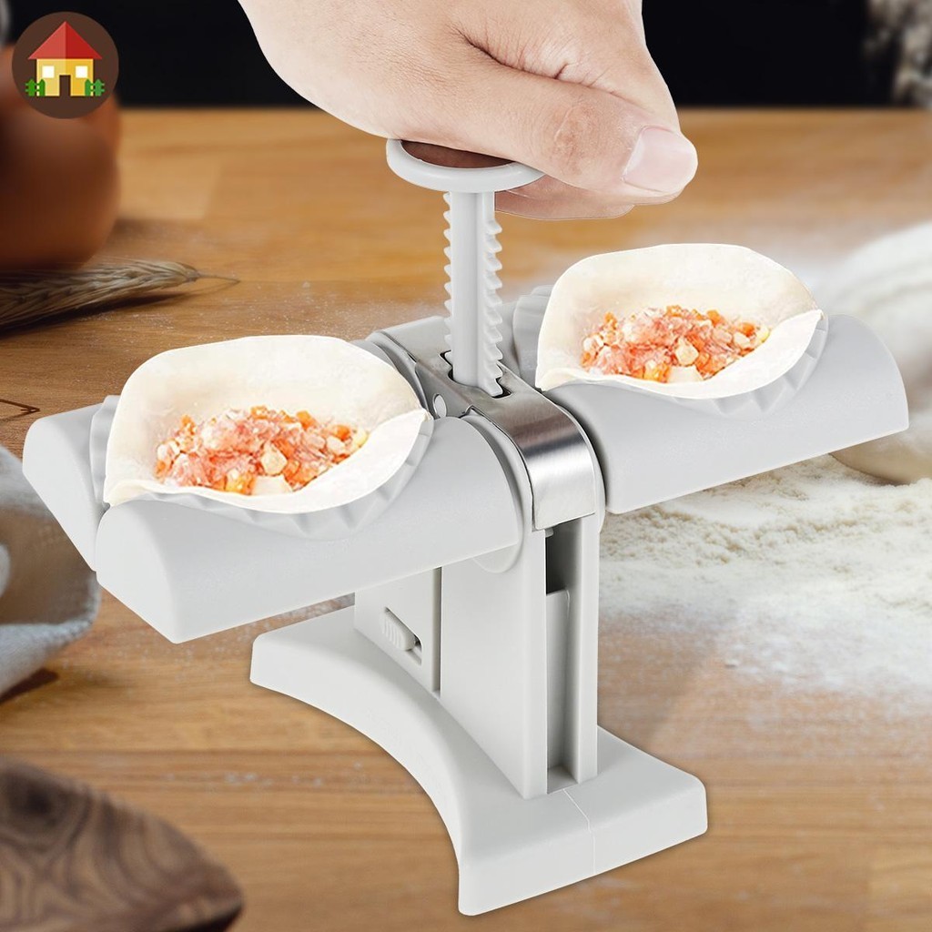 Double Head อัตโนมัติ Dumpling Maker สแตนเลสในครัวเรือน Dumpling Machine คู ่ มือ Dumpling Maker ...