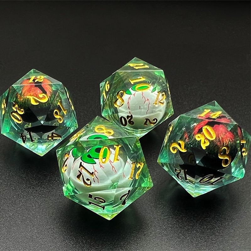 ลูกเต๋า Polyhedral For DnD D&D MTG RPG TRPG เกมกระดาน บอร์ดเกม Dungeons ...