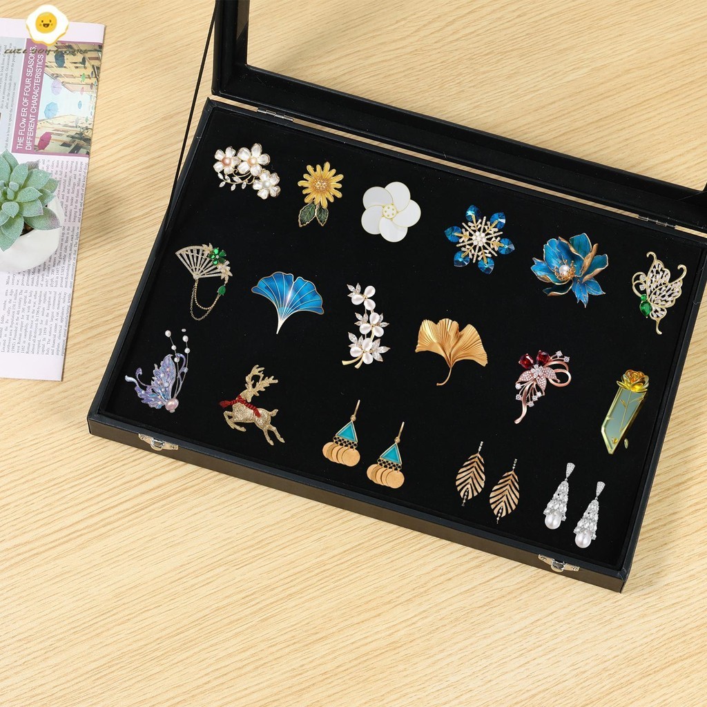 Pin Collection ผู ้ ถือ PU Pin Organizer ถาดกล ่ องฝาปิดอเนกประสงค ์ ...
