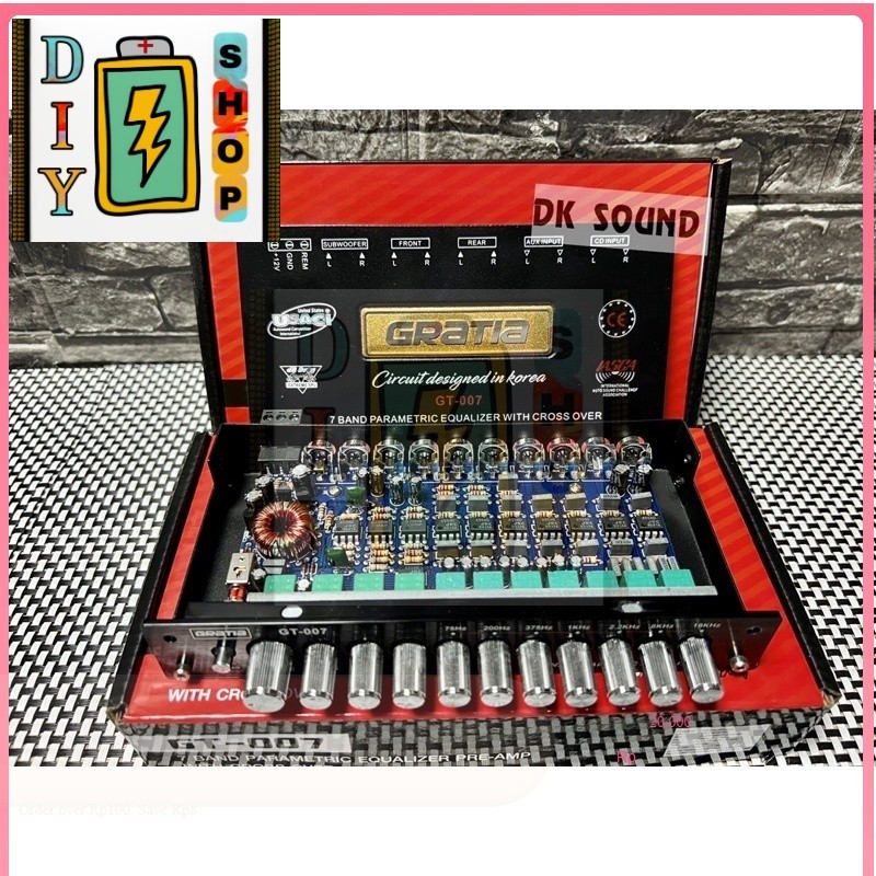 [ส่งด่วนในไทย]ปรี7แบรน GRATIA รุ่น GT-007 ปรี 7แบรน งานแท้ เสียงดี เครื่องเสียงรถยนต์ ปรีแอมป์ ...