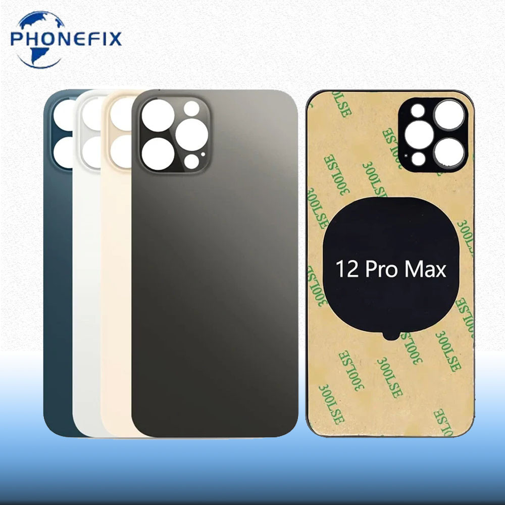 Big Hole กระจกด้านหลังสําหรับ 12 Pro Max A2411 A2342 A2410 A2412 กระจก ...