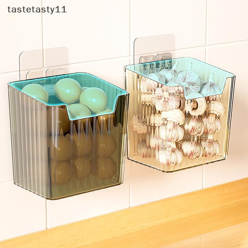 TA ติดผนังกล่องเก็บ Space- saving Punch ฟรีพลาสติกมุมชั้นวางของห้องครัว ...