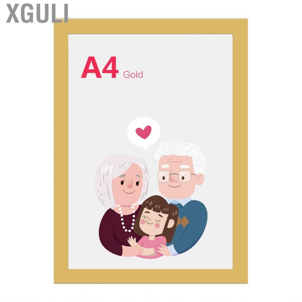 Xguli A4 PVC Magnetic Picture Frame Creative File Transparent File ...