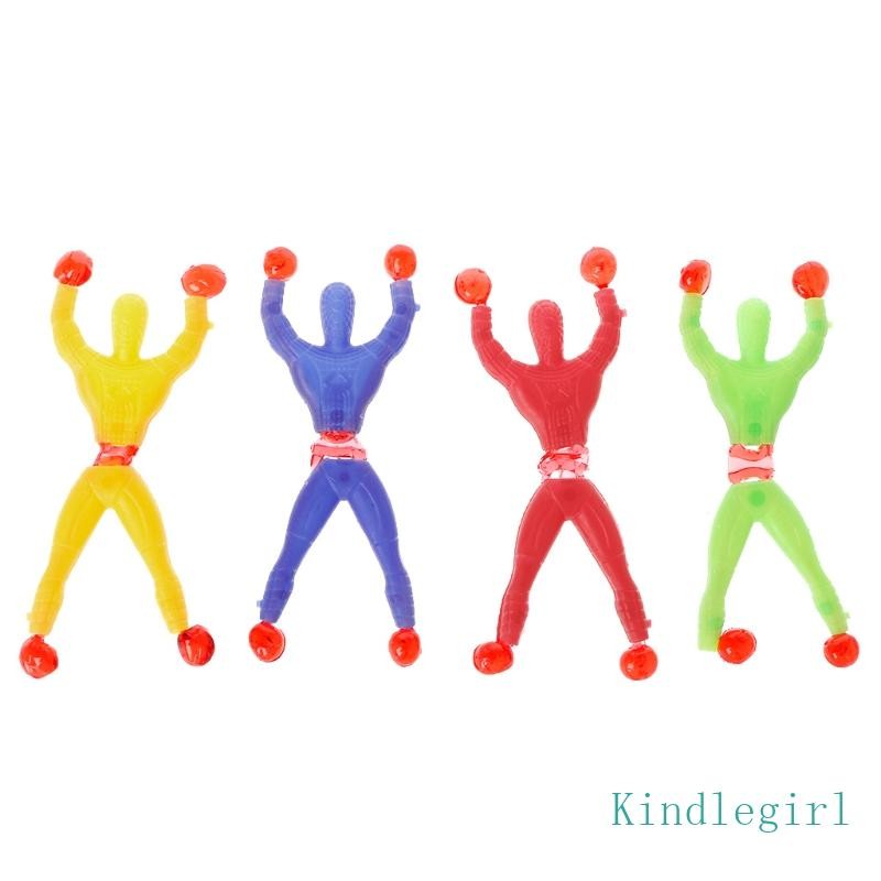 Hsv Sticky Elastic Man สนุกยืดของเล่นเด็ก Wall Climbing Guy รูป ...