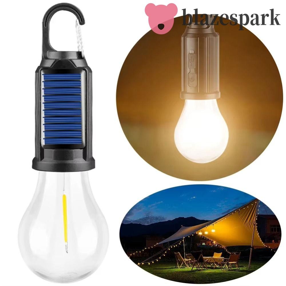 Blazespark โคมไฟ LED พลังงานแสงอาทิตย์, 4 โหมดโคมไฟ LED กันน้ํา, สะดวกชาร์จ ABS มือถือ Camping ...