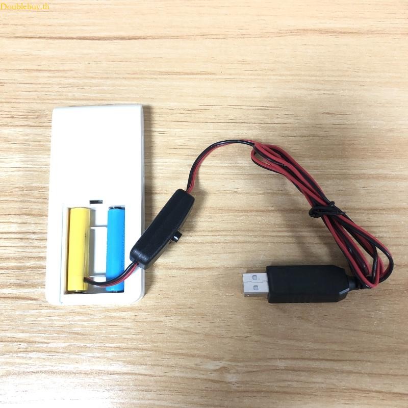 Doublebuy Universal 3V AAA USB Power Converter Eliminator เปลี่ยน 2 ...
