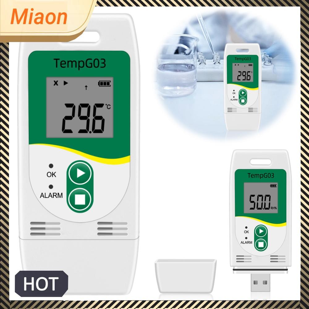 Usb Temp & Humidity Data Logger 32000 Point Capacity Temp Data Logger ...