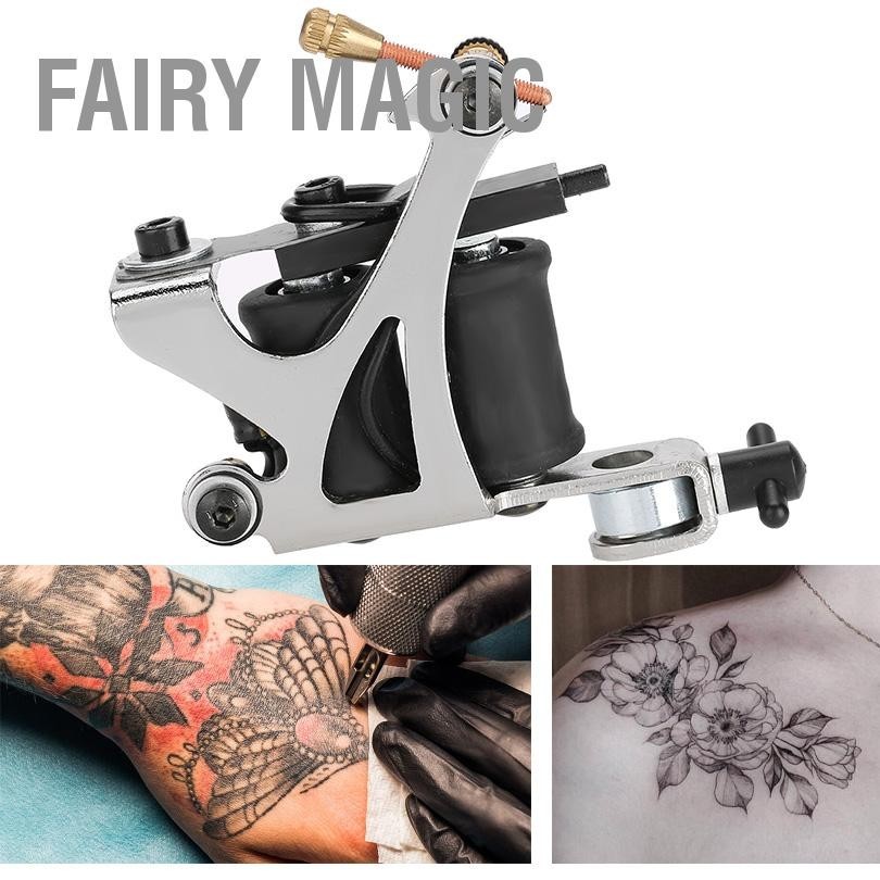 Fairy Magic Professional Alloy Tattoo Machine ทองแดงขดลวดเหล็ก Shader ...