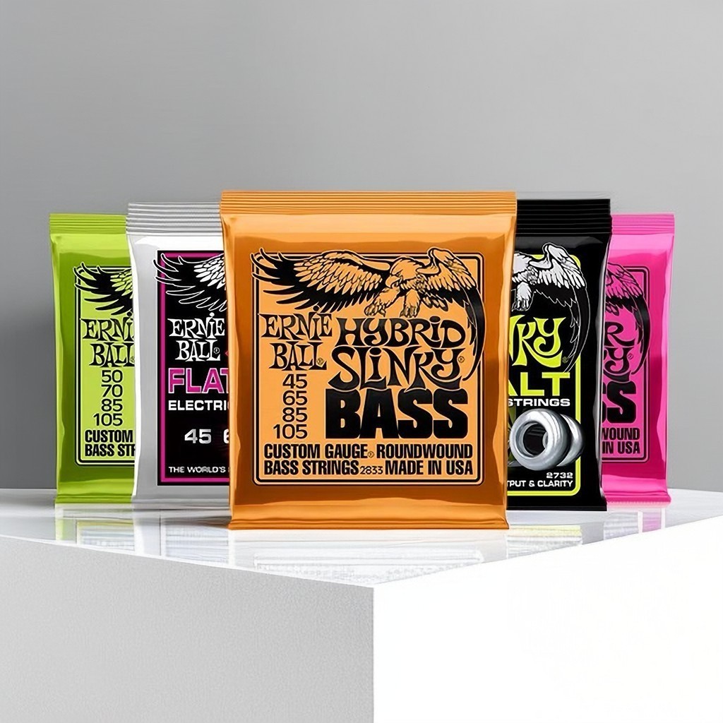 Ernie Ball สายเบสไฟฟ ้ าชุบนิกเกิล 4-5 2824 2833 2832 2834 2836 ...