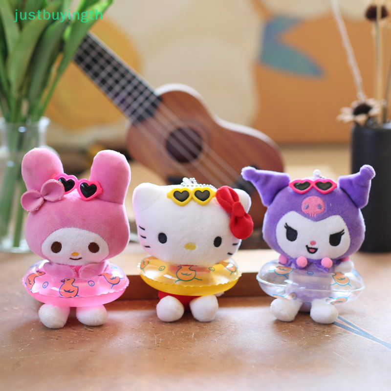 [JBTH] น่ารัก Sanrio Kuromi จี้ Hello Kitty พร้อมแหวนว่ายน้ํา Plush ...