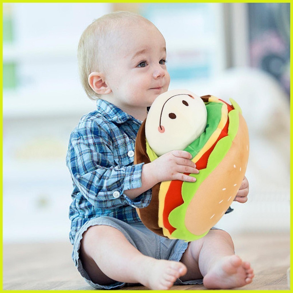 Reversible Plush ของเล่น 15 นิ้ว Burger-Turant Transforming Plush ของ ...