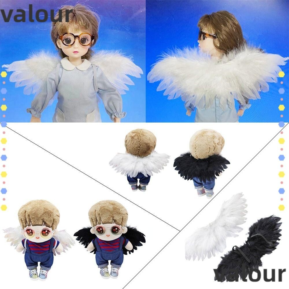 Valour Labubu Angel Wing, Plush Mini Plush Labubu ตุ ๊ กตา Wing, สีขาว ...