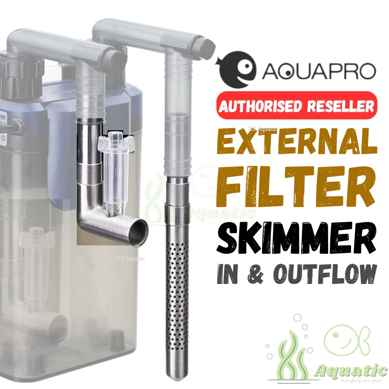 AQUAPRO Inlet และ Outlet ปรับเปลี่ยน Skimmer Outflow Head สําหรับ HOB ...