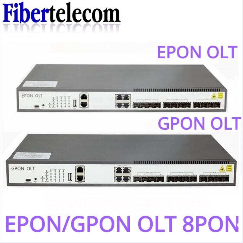 Epon OLT GPON OLT 8PON พอร์ต FTTH CATV OLT Carrier-เกรด High-Density ...