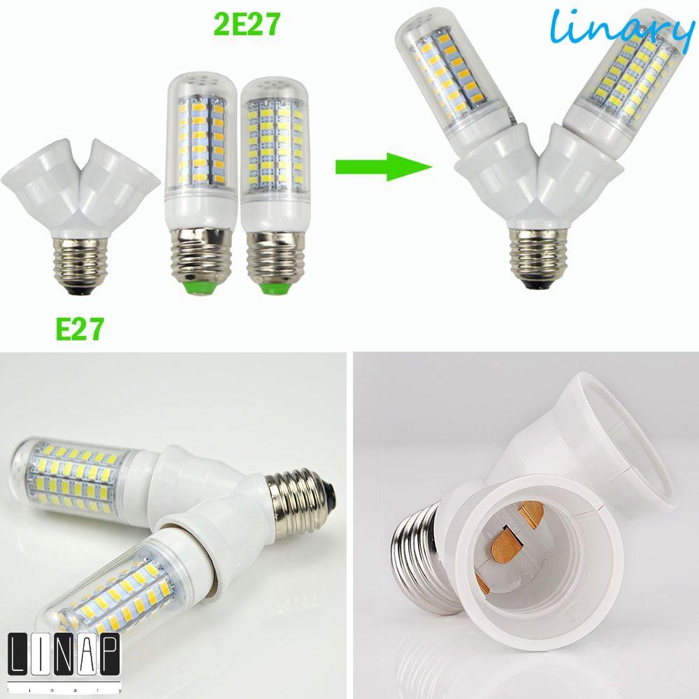 Culinaryhv E27 หลอดไฟ E27 ถึง Double E27 หลอดไฟ Splitter ซ็อกเก็ตฐาน Extender Converter | Shopee ...